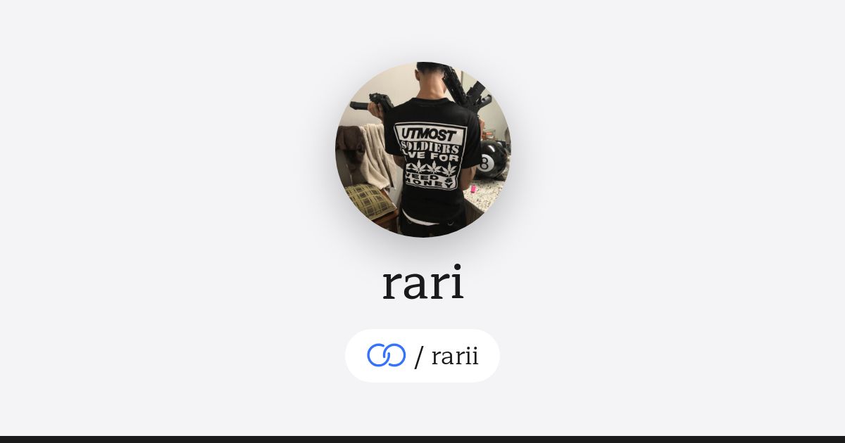 rari (/rarii) · solo.to