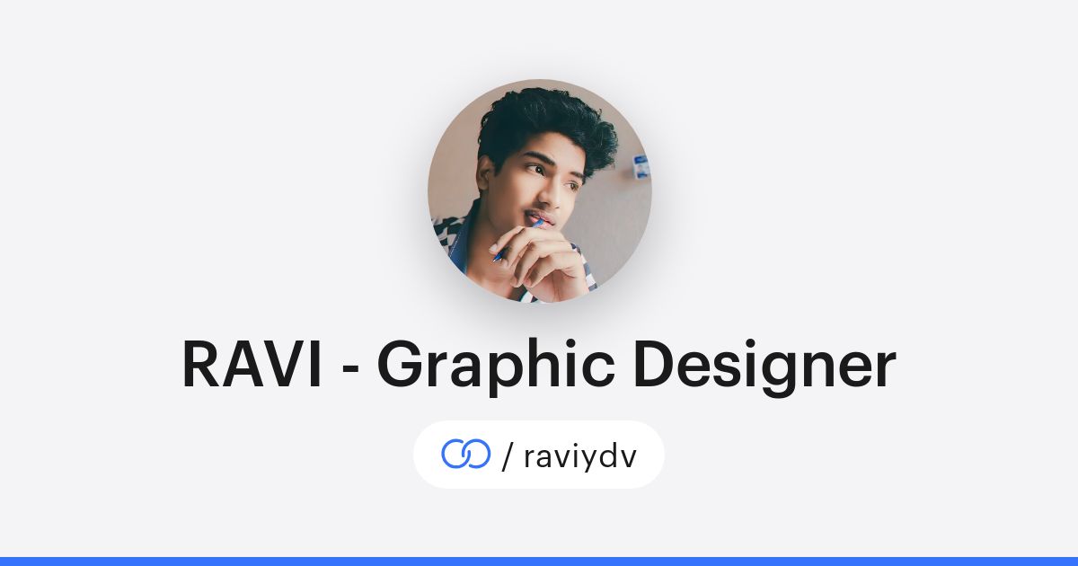 RAVI - Graphic Designer (/raviydv) · solo.to