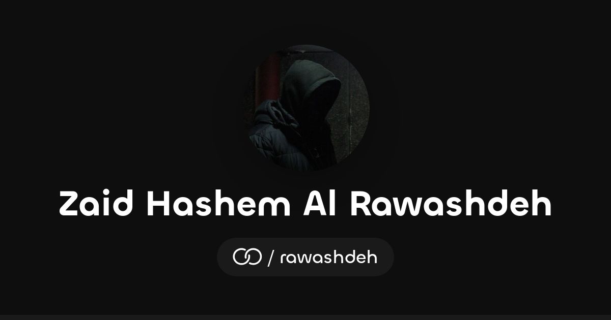 Zaid Hashem Al Rawashdeh (/rawashdeh) · solo.to