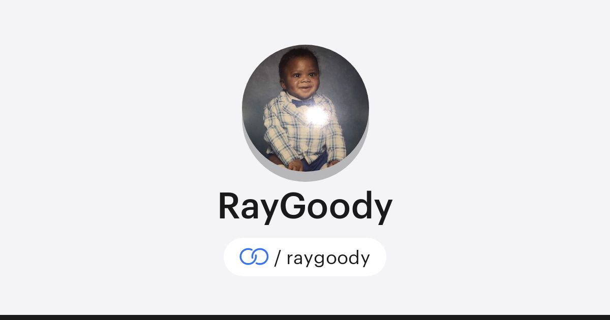 RayGoody (/raygoody) · solo.to