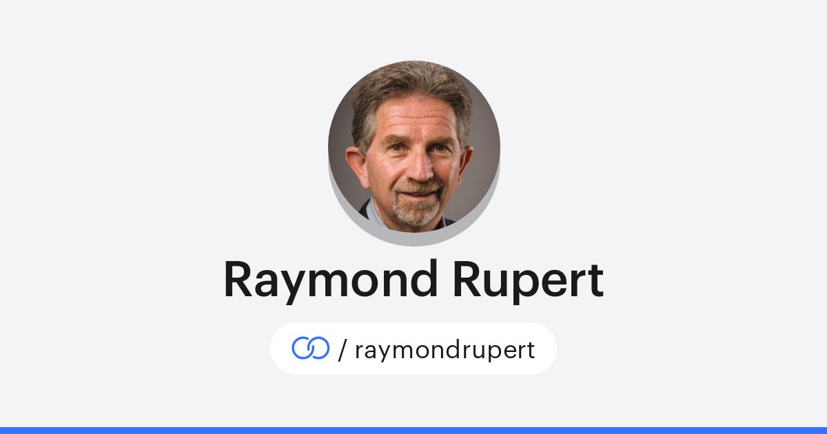 Raymond Rupert (/raymondrupert) · solo.to