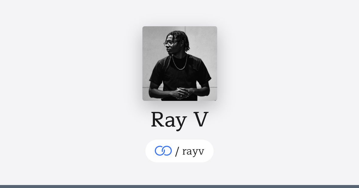 Ray V (/rayv) · solo.to