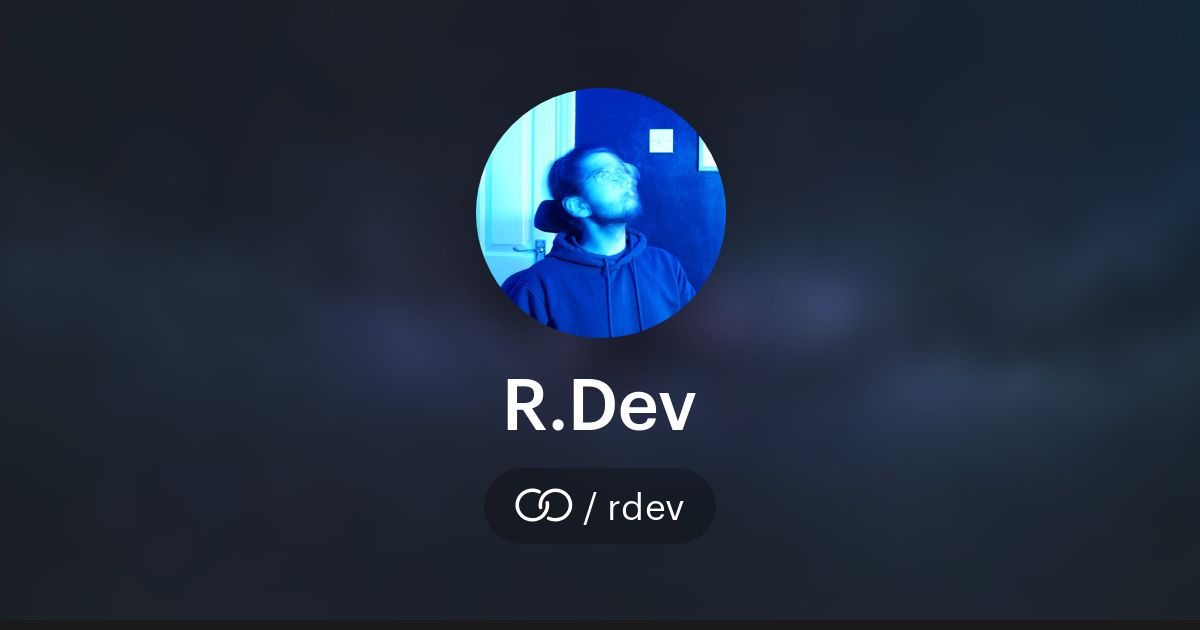 R.Dev (/rdev) · solo.to