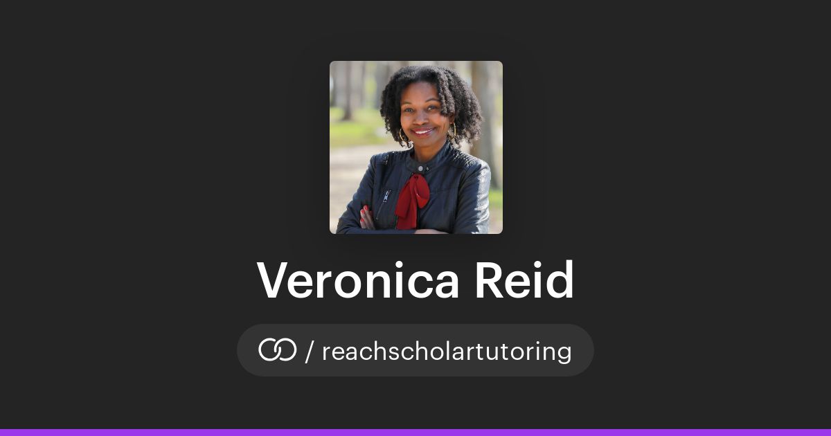 Veronica Reid (/reachscholartutoring) · solo.to