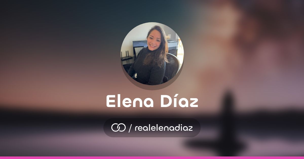 Elena Díaz (/realelenadiaz) · solo.to