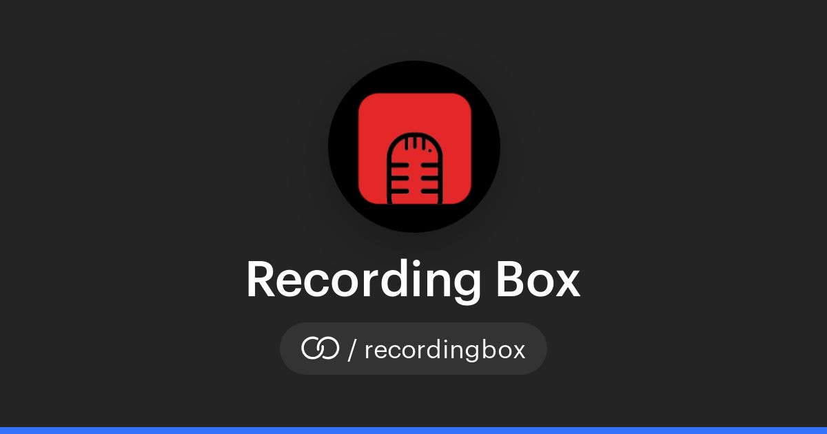 Recording Box (/recordingbox) · solo.to