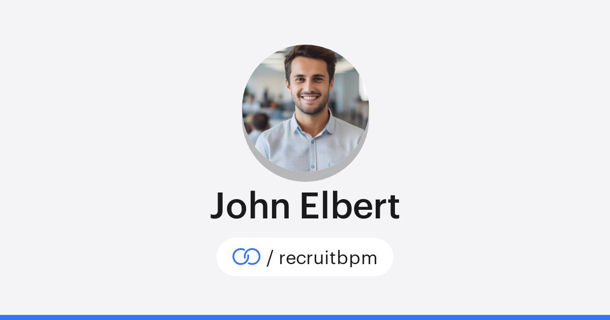 John Elbert (/recruitbpm) · solo.to