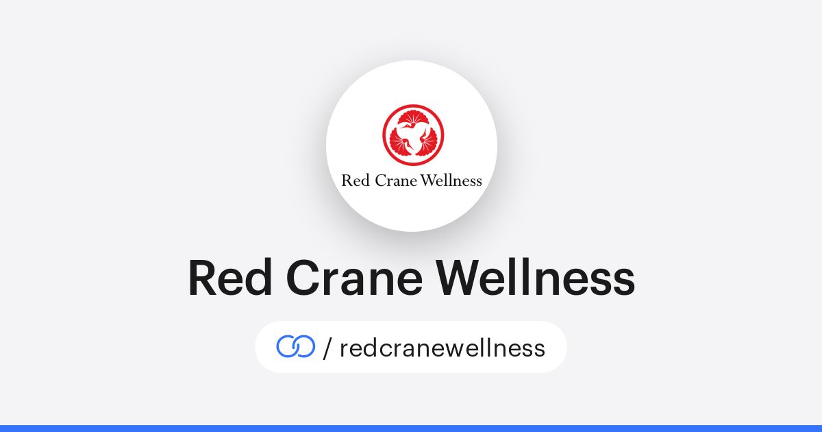 Red Crane Wellness (/redcranewellness) · solo.to