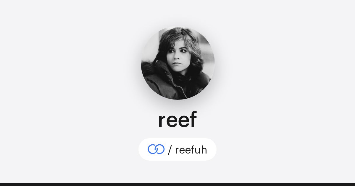 reef (/reefuh) · solo.to