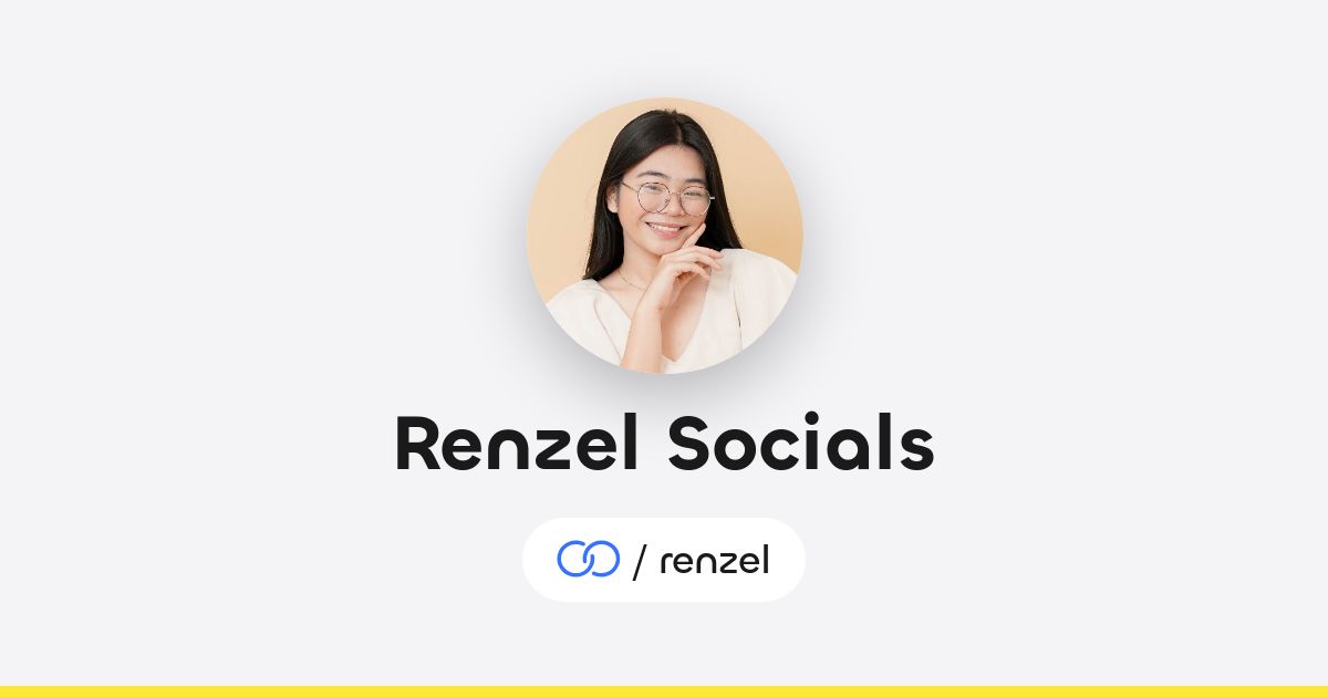Renzel Socials (/renzel) · solo.to