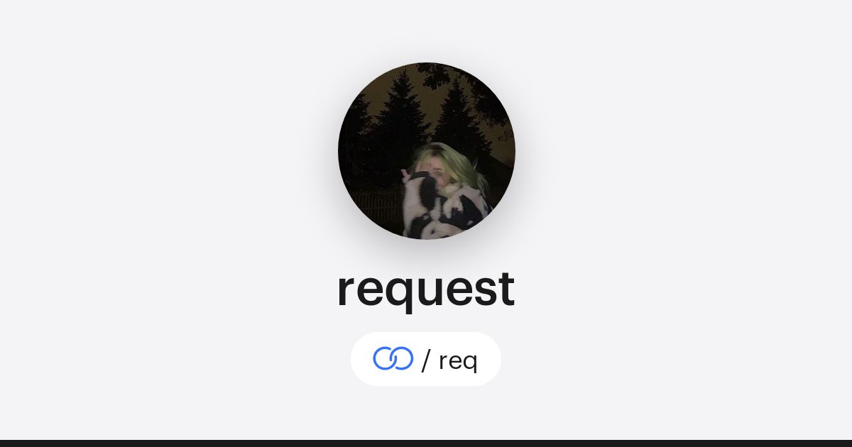 request (/req) · solo.to