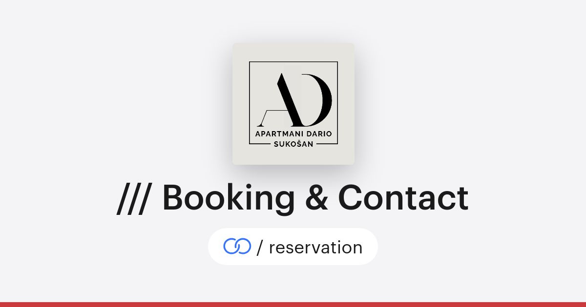Booking & Contact (/reservation) · solo.to