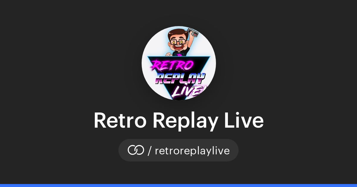 Retro Replay Live (/retroreplaylive) · solo.to