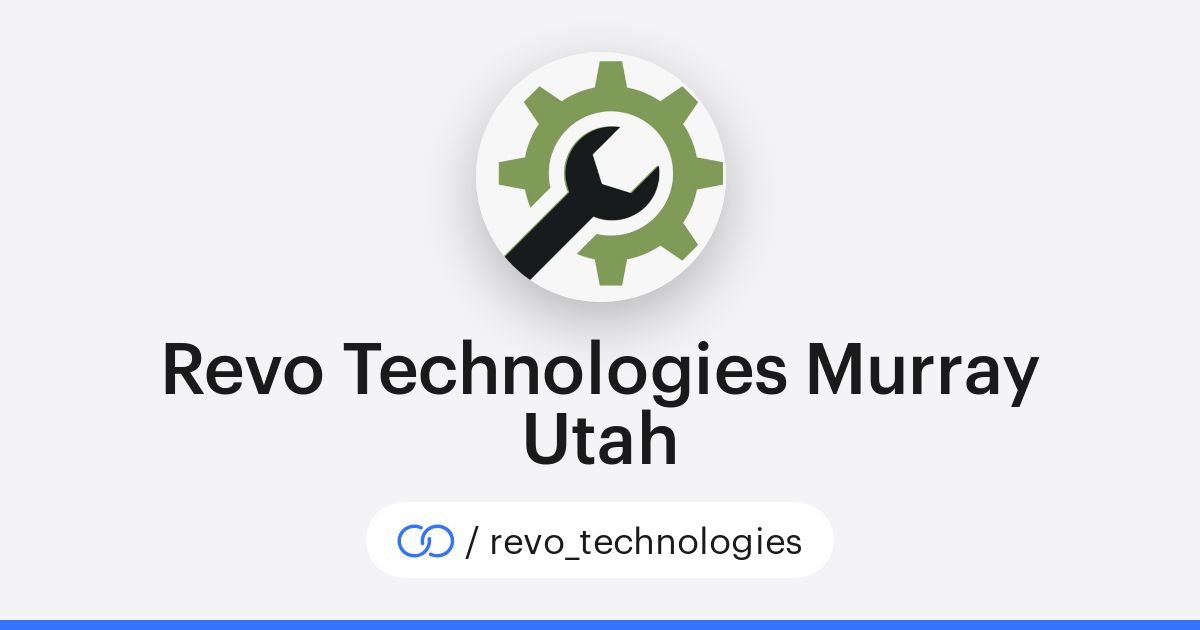 Revo Technologies Murray Utah (/revo_technologies) · solo.to