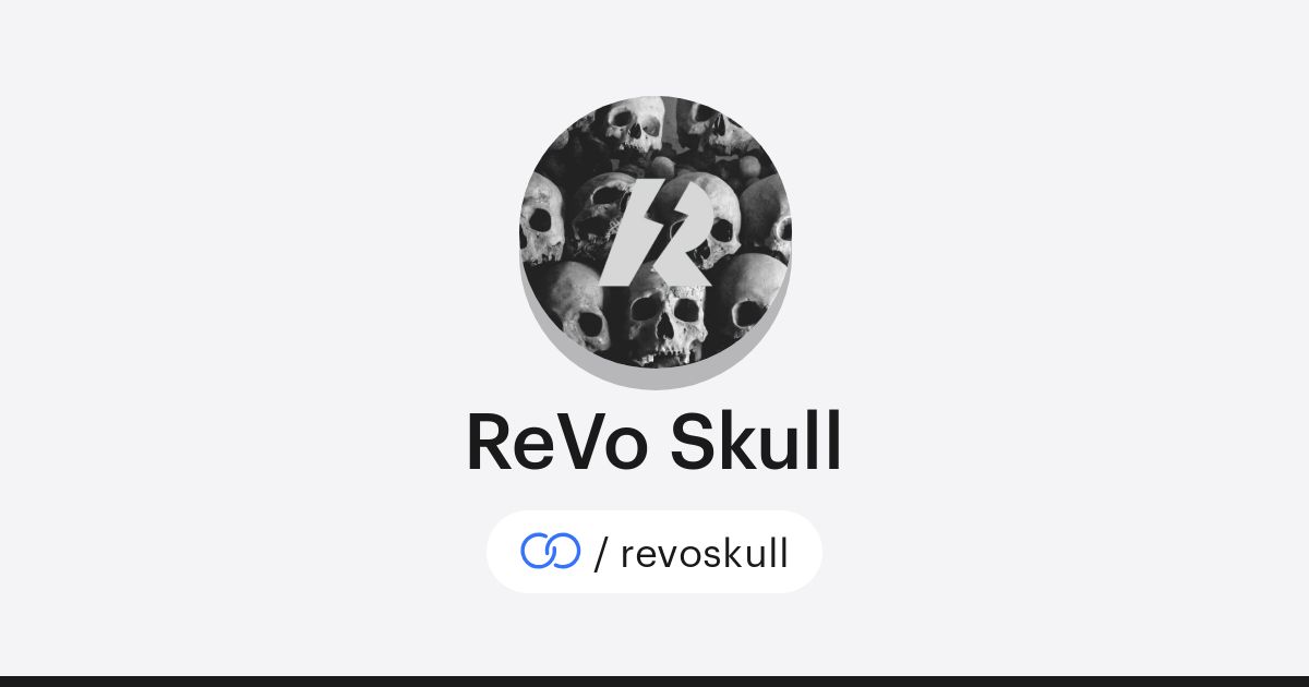 ReVo Skull (/revoskull) · solo.to