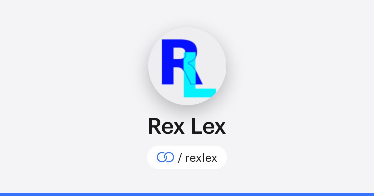 Rex Lex (/rexlex) · solo.to