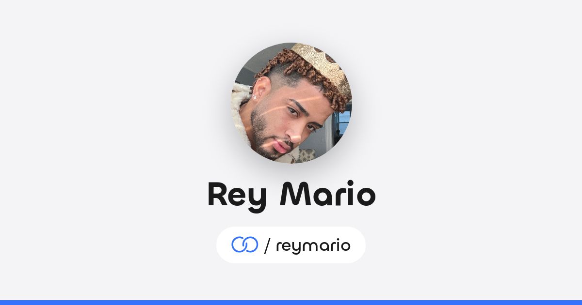 Rey Mario (/reymario) · solo.to