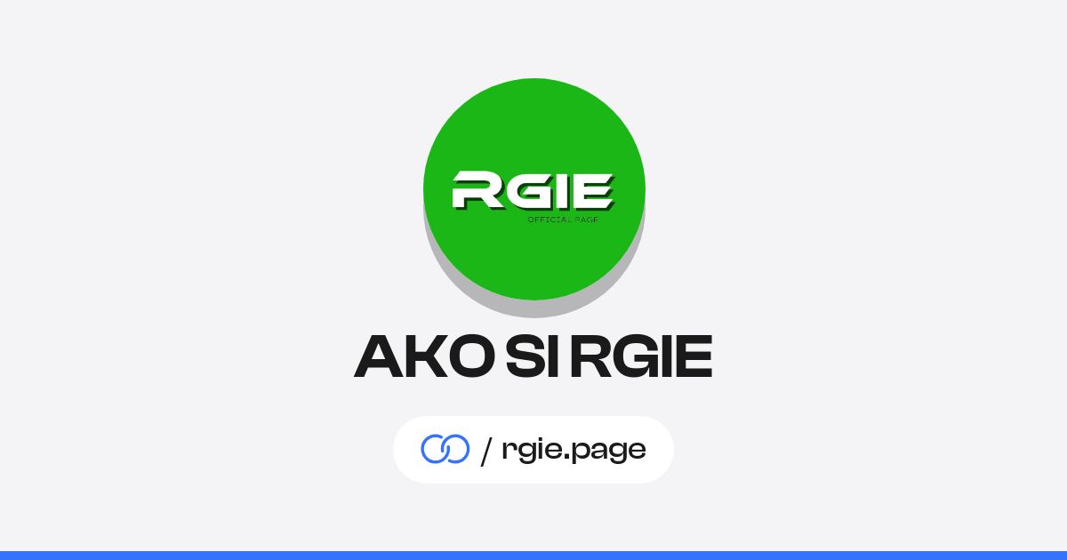 AKO SI RGIE (/rgie.page) · solo.to