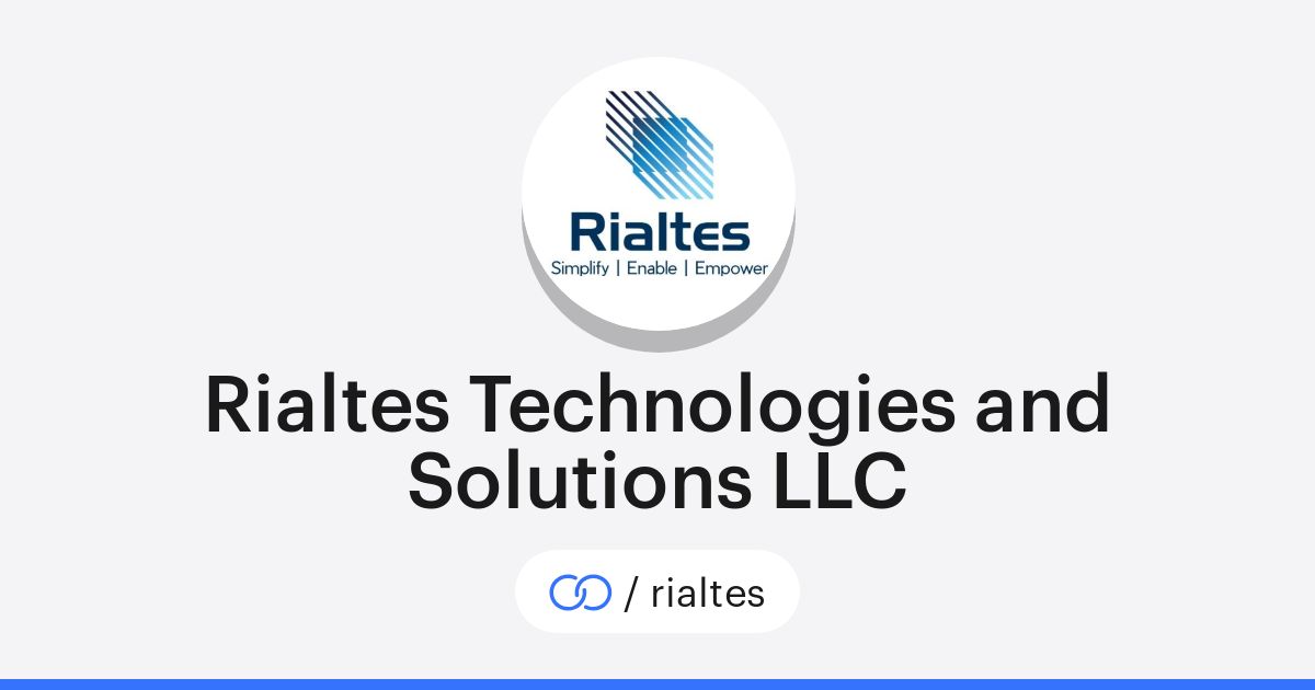 Rialtes Technologies and Solutions LLC (/rialtes) · solo.to