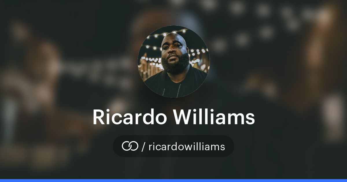 Ricardo Williams (/ricardowilliams) · solo.to