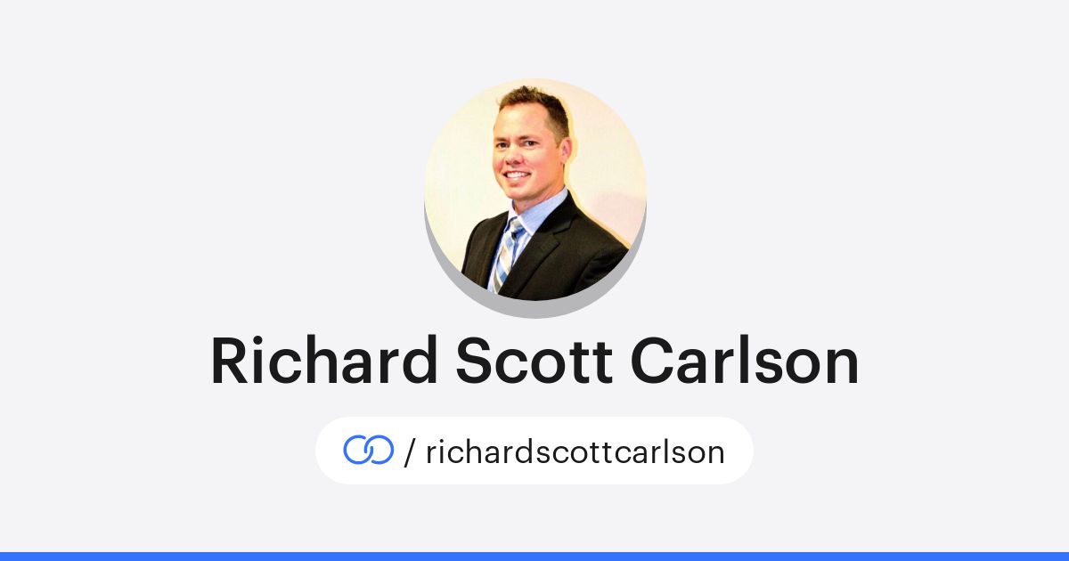 Richard Scott Carlson (/richardscottcarlson) · solo.to