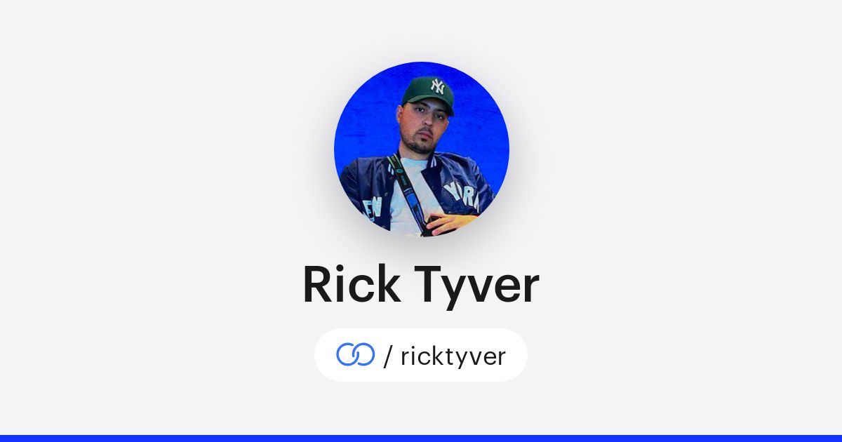 Rick Tyver (/ricktyver) · solo.to