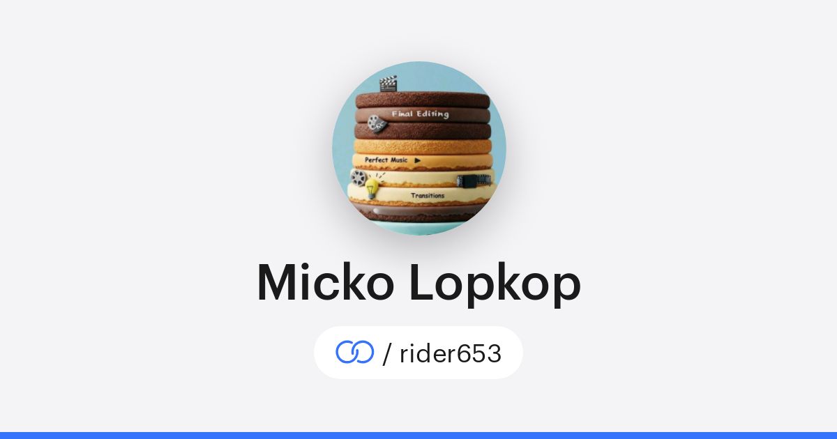 Micko Lopkop (/rider653) · solo.to