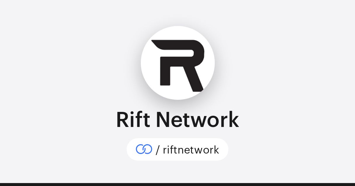 Rift Network Riftnetwork Solo To