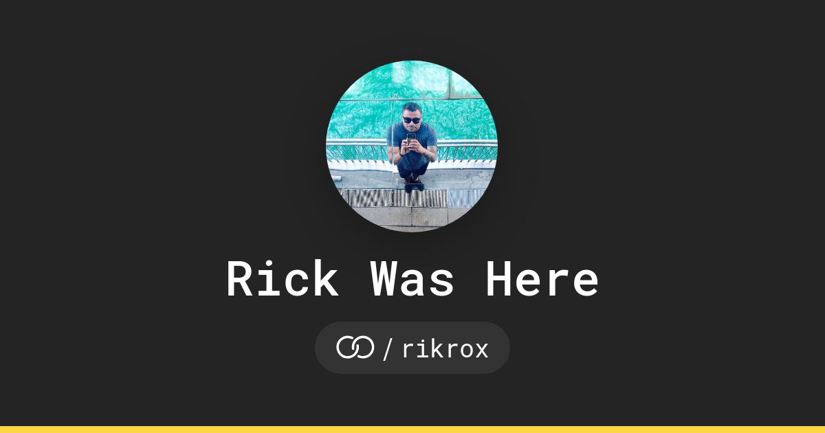 Rick Was Here Rikrox Solo To