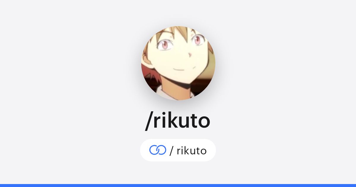 /rikuto · solo.to