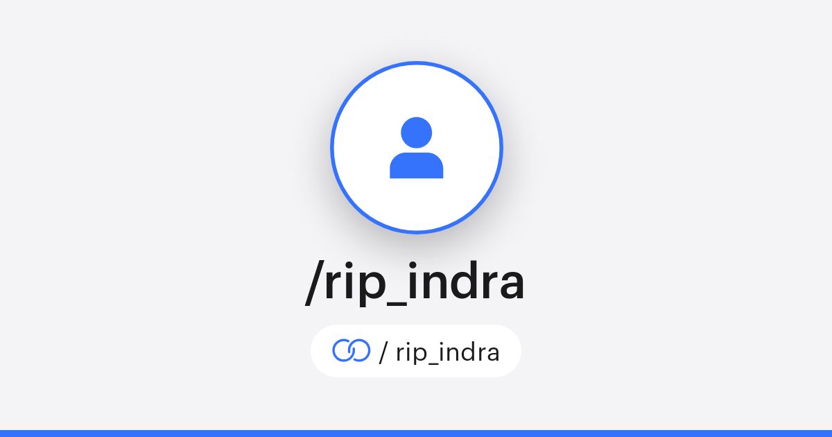 /rip_indra · solo.to
