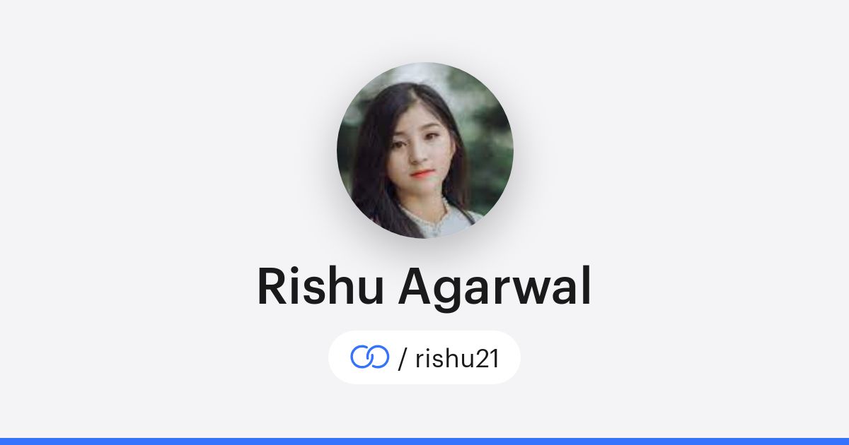 Rishu Agarwal (/rishu21) · solo.to