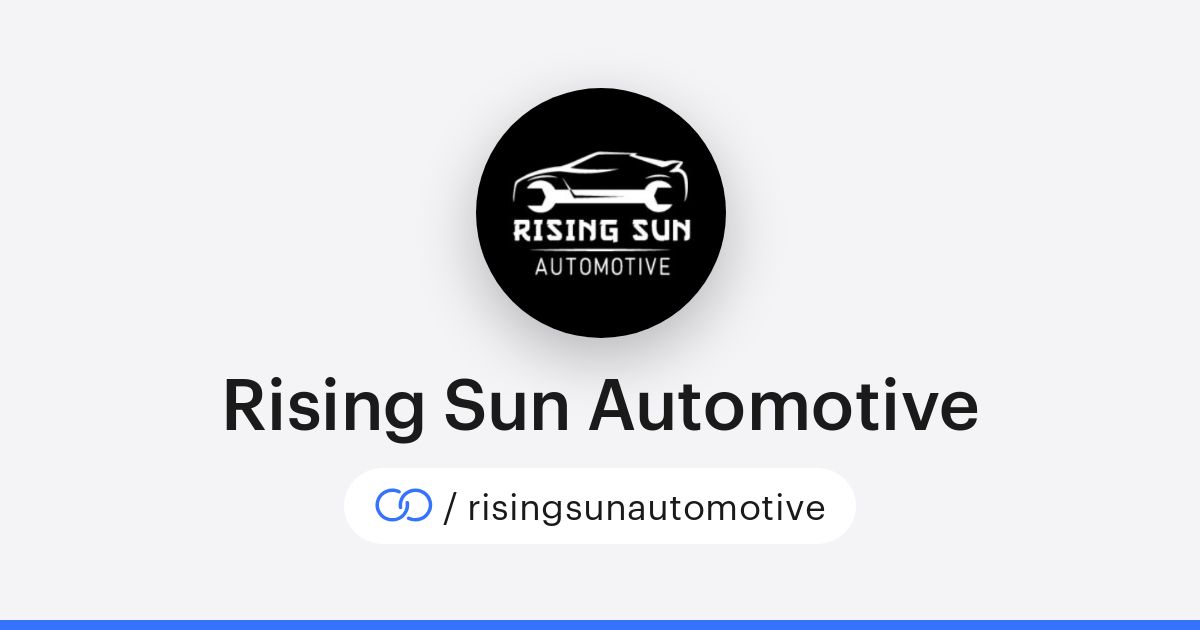 Rising Sun Automotive (/risingsunautomotive) · solo.to