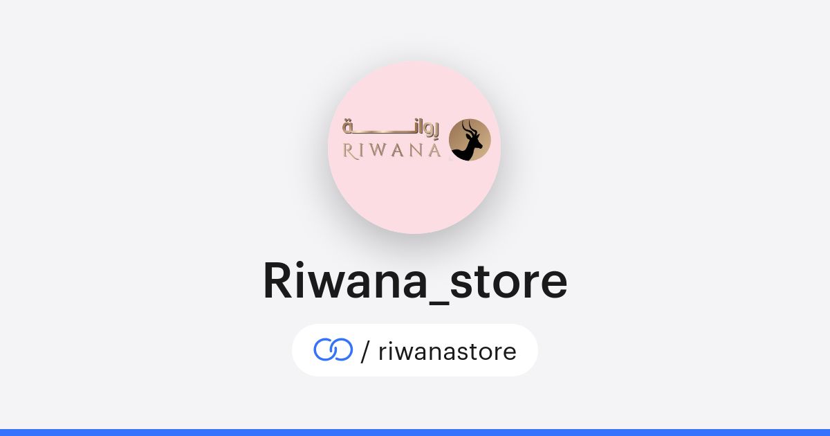 Riwana_store (/riwanastore) · solo.to