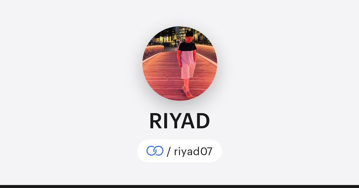 RIYAD (/riyad07) · solo.to