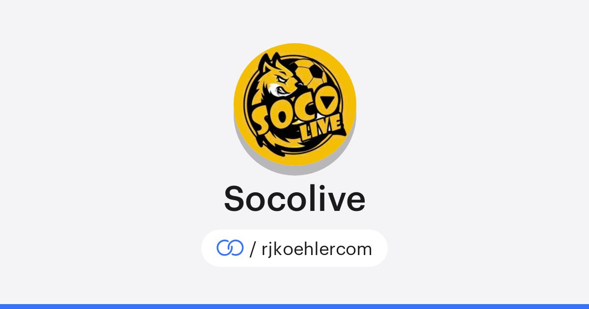 Socolive (/rjkoehlercom) · solo.to