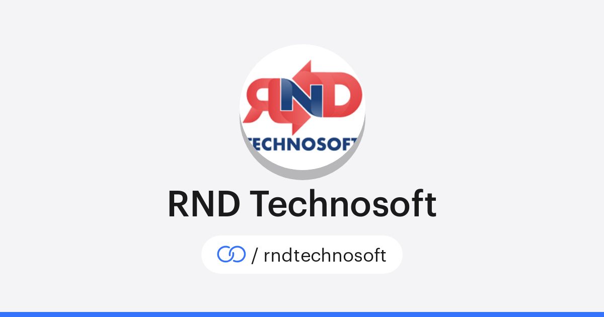 RND Technosoft (/rndtechnosoft) · solo.to
