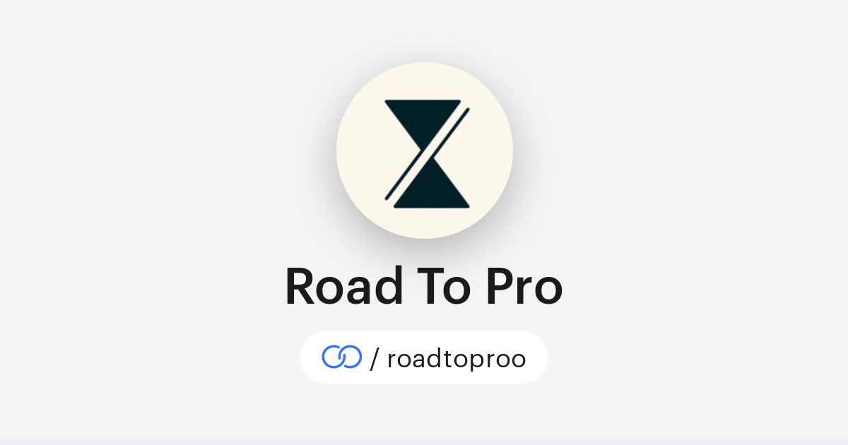 Road To Pro (/roadtoproo) · solo.to