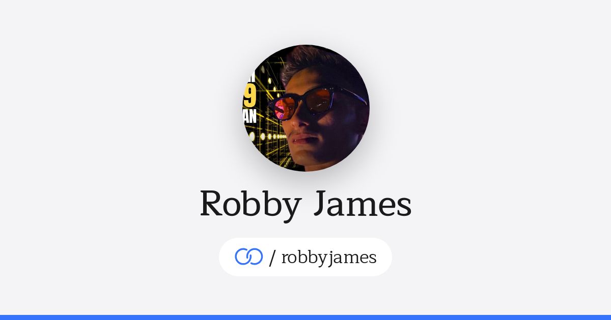 Robby James (/robbyjames) · solo.to