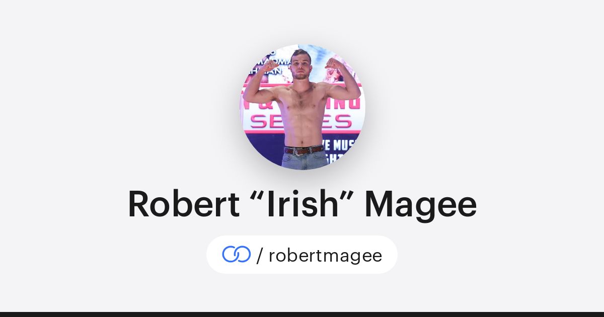 Robert “Irish” Magee (/robertmagee) · solo.to