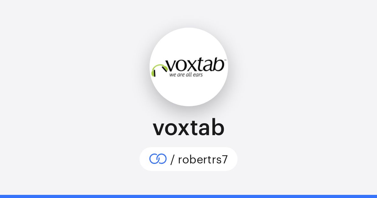 voxtab (/robertrs7) · solo.to
