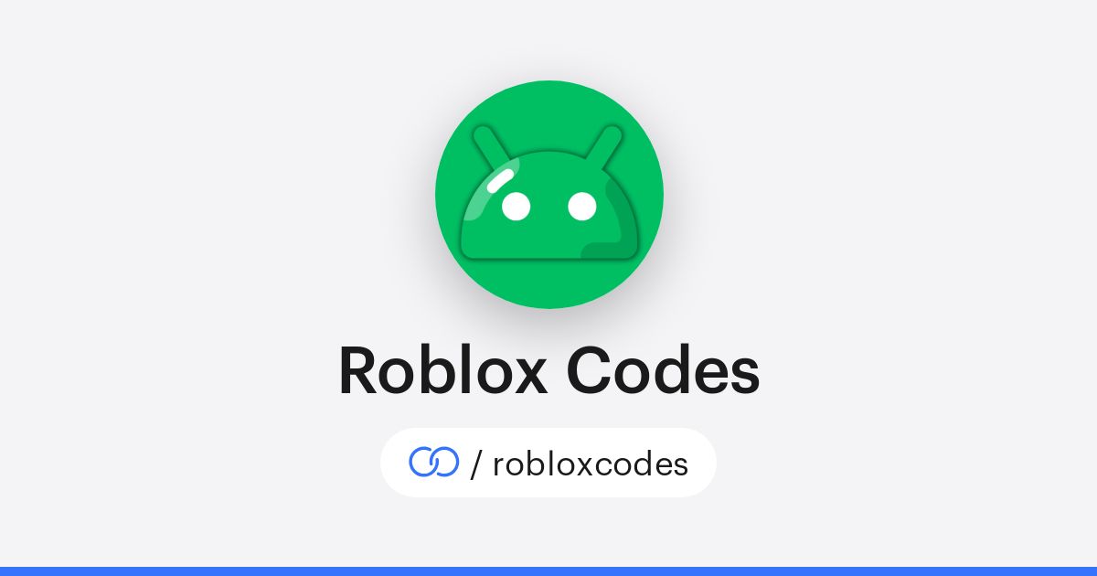Roblox Codes (/robloxcodes) · solo.to