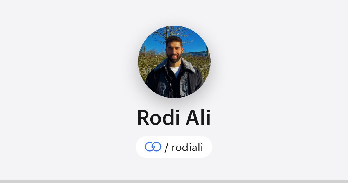 Rodi Ali (/rodiali) · solo.to