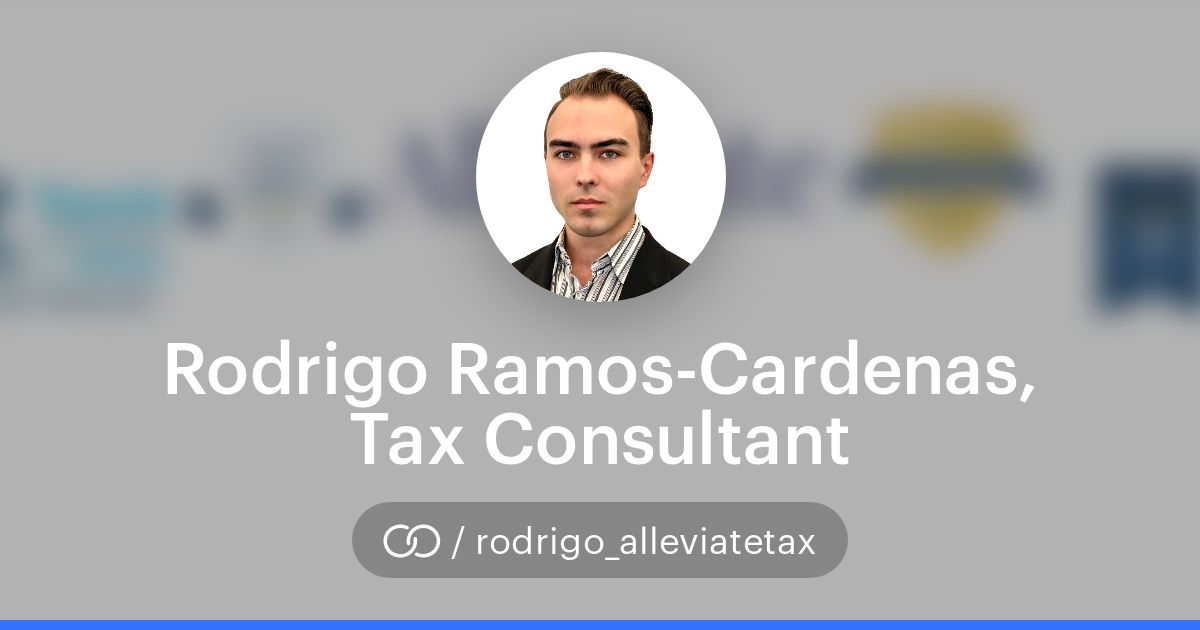 Rodrigo Ramos-Cardenas, Tax Consultant (/rodrigo_alleviatetax)