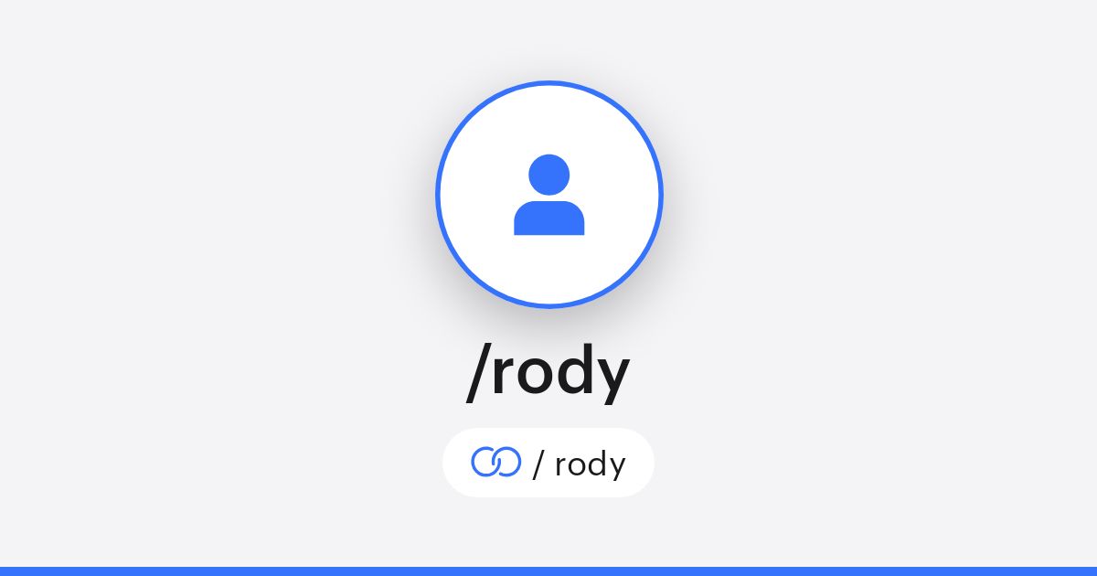 /rody · solo.to
