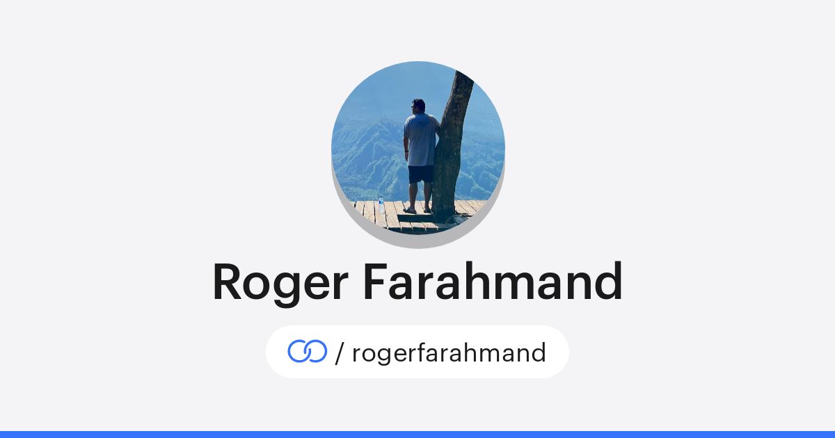 Roger Farahmand (/rogerfarahmand) · solo.to