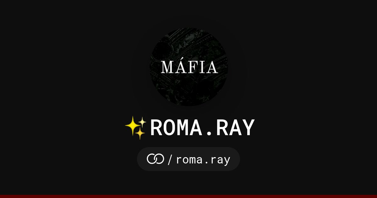 ️ROMA.RAY (/roma.ray) · solo.to