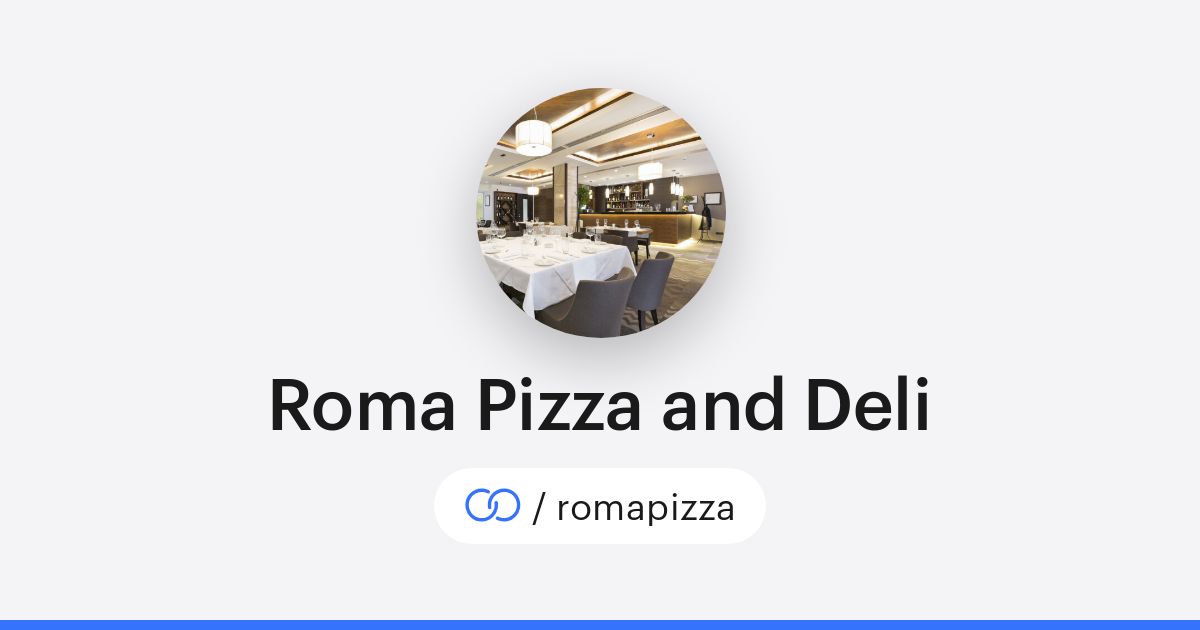 Roma Pizza and Deli (/romapizza) · solo.to