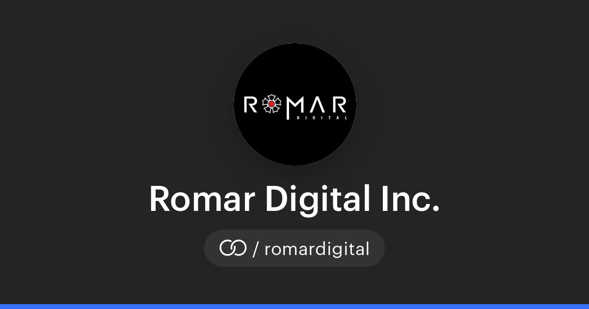 Romar Digital Inc. (/romardigital) · solo.to