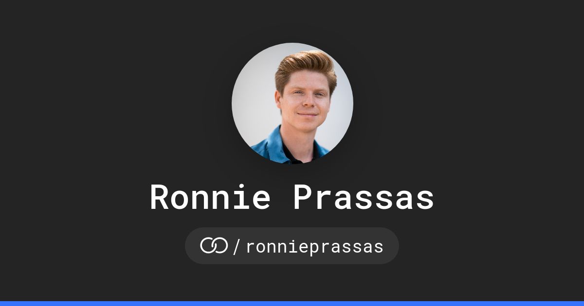 Ronnie Prassas (/ronnieprassas) · solo.to